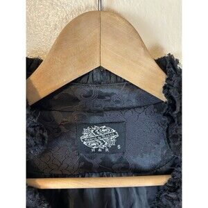 Hearts & Roses | Jackets & Coats | Hearts Roses S Brocade Black Blazer ...